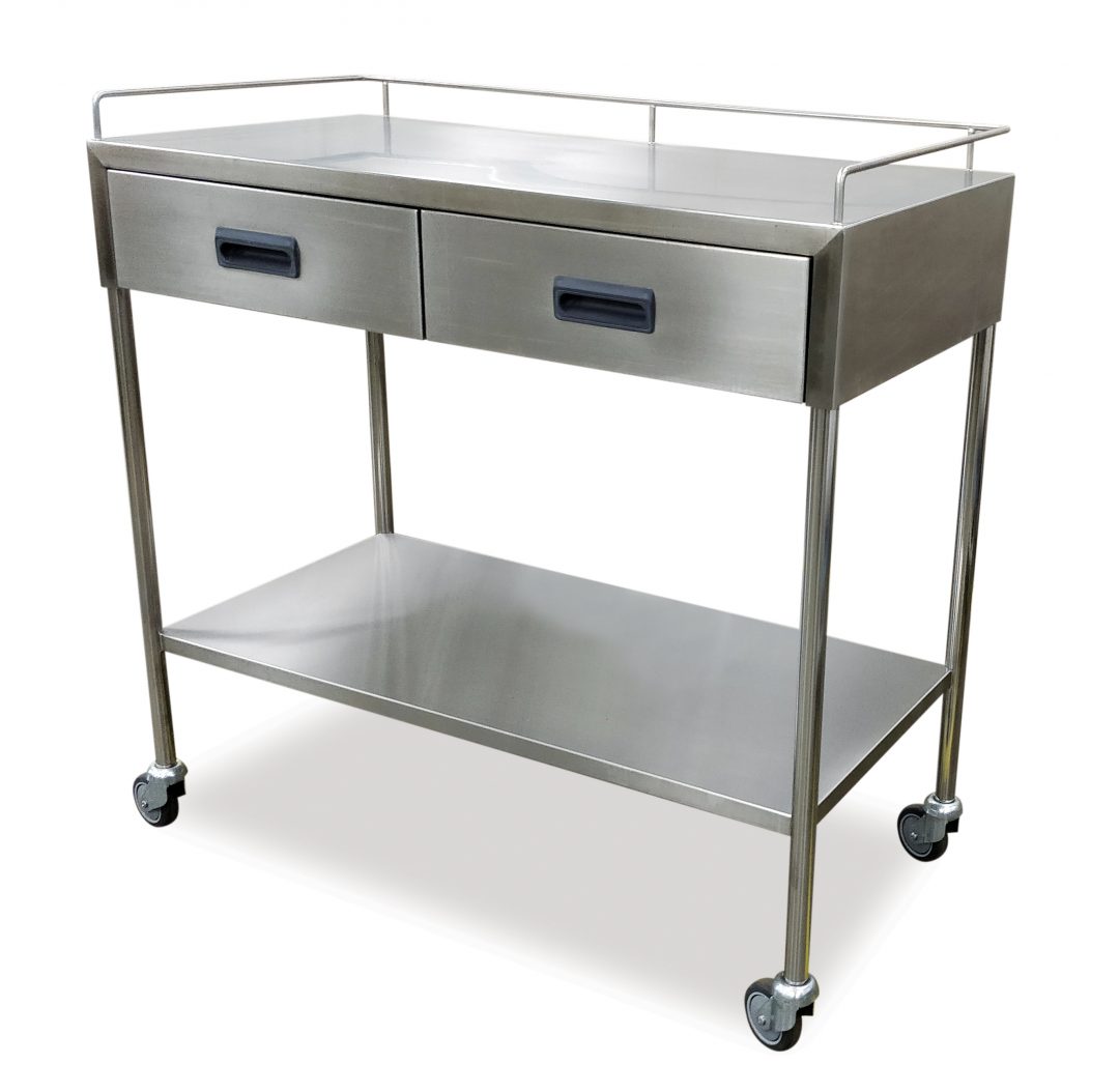 MS-8300G Dressing Trolley With 2 Drawers – MasterSteel