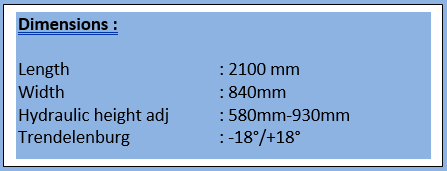 MPT-200 Trauma Stretcher (Accident & Emergency) – MasterSteel